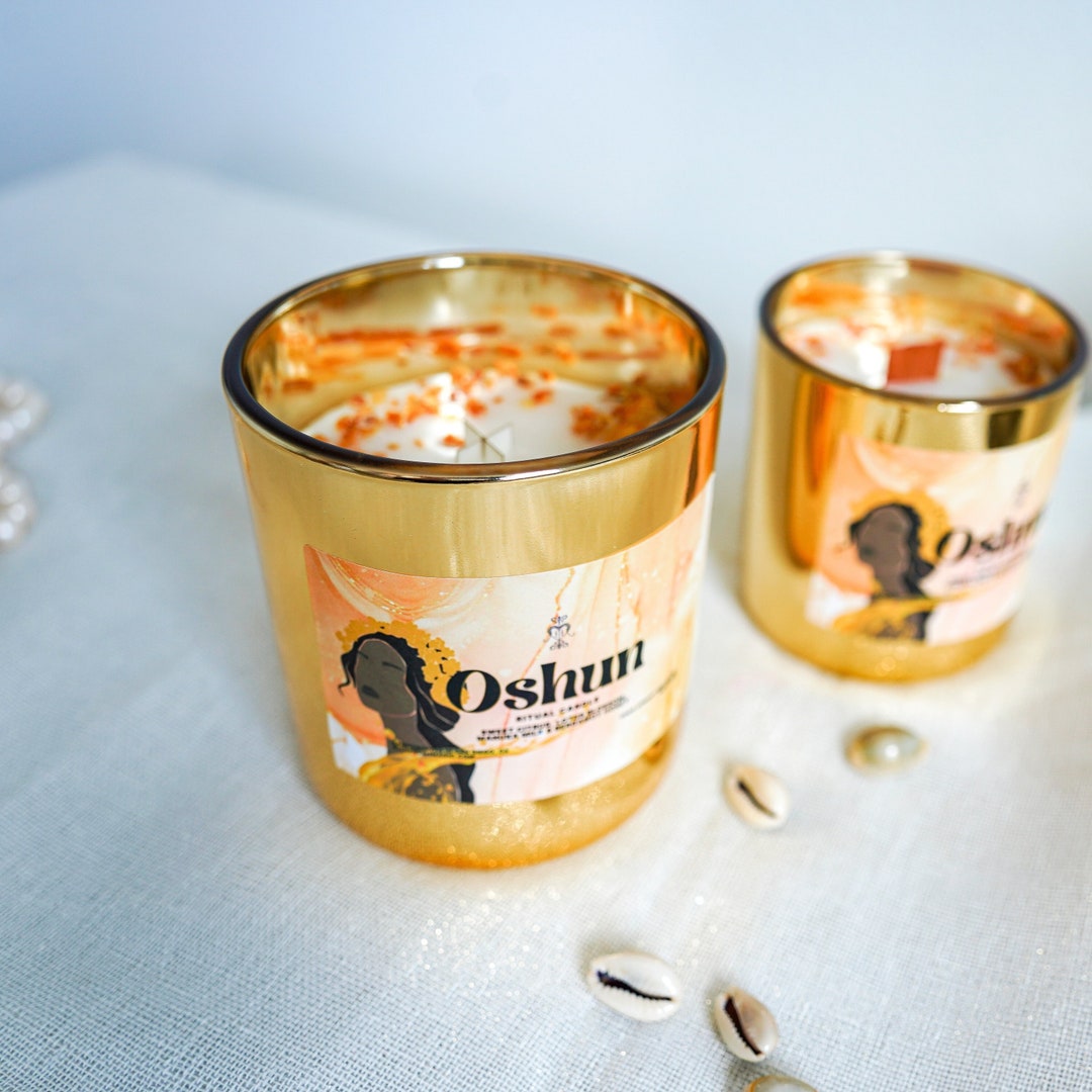 Oshun Ritual Candle Orisha Candle Candle Magic Nontoxic - Etsy