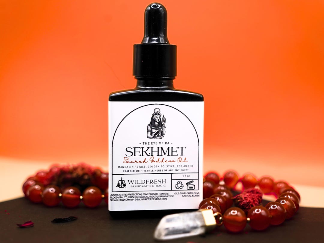 Sekhmet Sacred Goddess Oil: Egyptian Ritual Oil for Protection ...