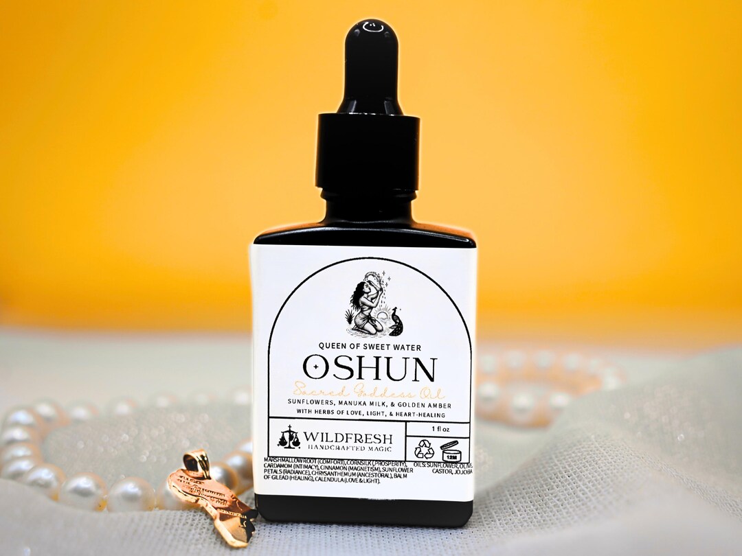 Oshun Sacred Goddess Oil – Orisha of Sweet Water Ritual Oil for Love ...