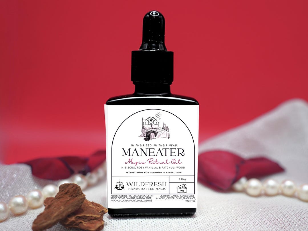 Maneater Magic Ritual Oil: Skin-safe Lust & Attraction Spell, Seduction Anointing Oil - Etsy