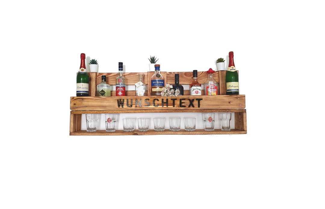Whisky Shelf Wall Bar Whiskey Shelf Rustic Liquor Gin Whiskey Whisky ...