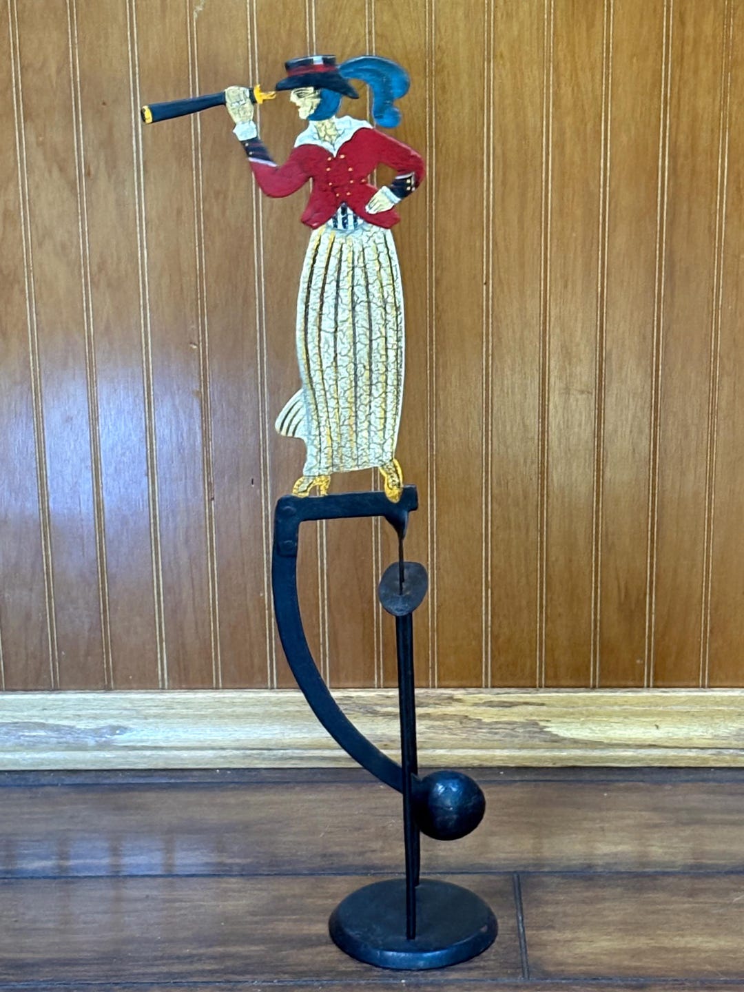 Vintage Nautical Seafarer, Metal Kinetic Pendulum Figure. Vintage, Folk ...