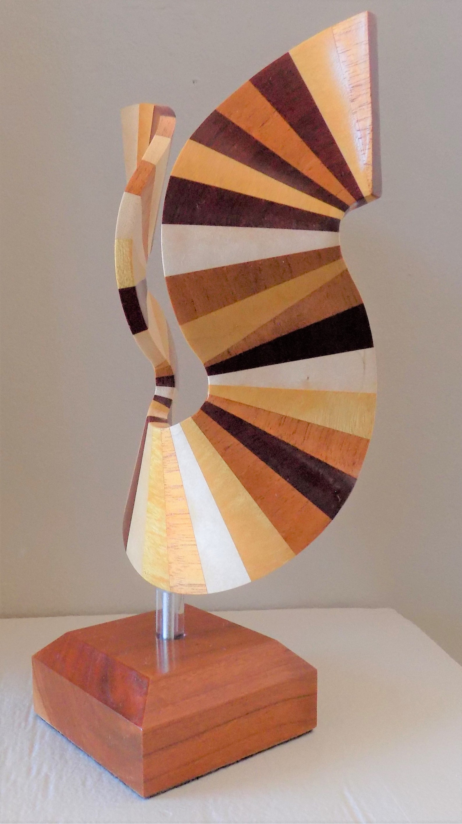 Sculptured Wood Art Segmented Wood Art Piece ' Angel Wings - Etsy UK