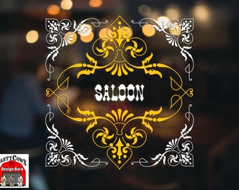 Saloon Sign Svg - Etsy