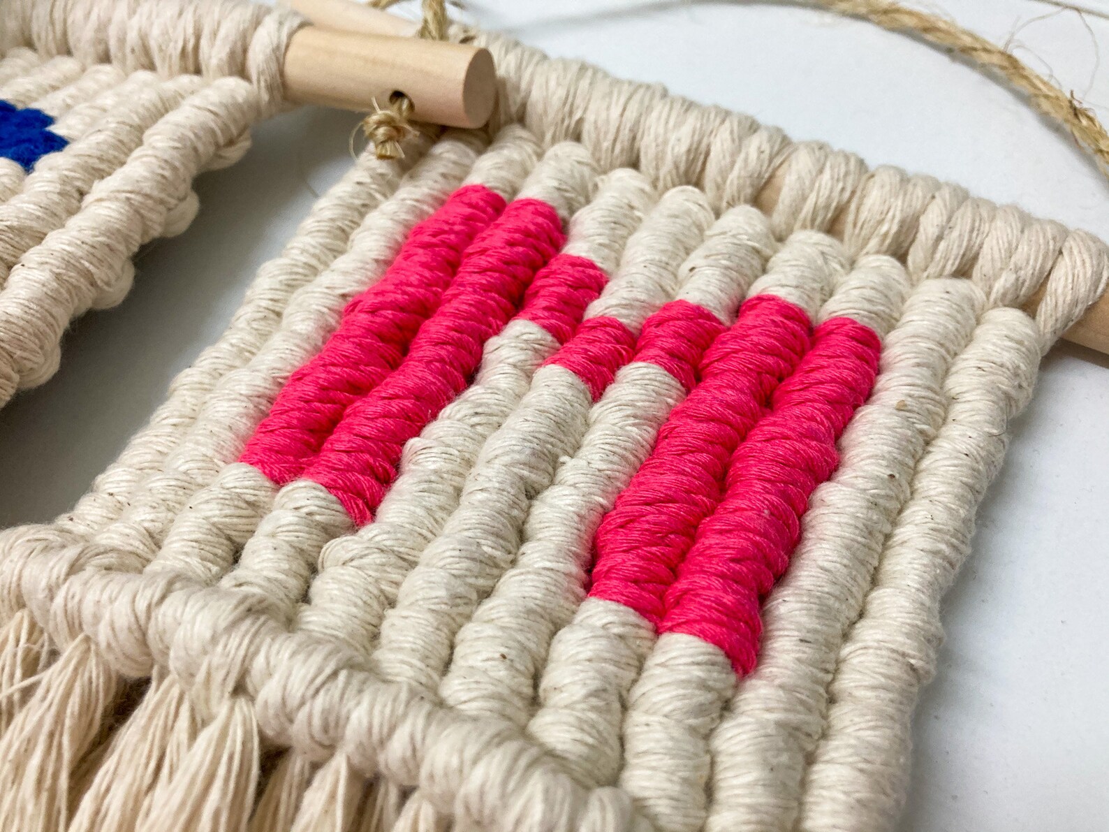 ALPHABET Macrame Wall Hanging Pixel Art Macrame Letter Boho - Etsy