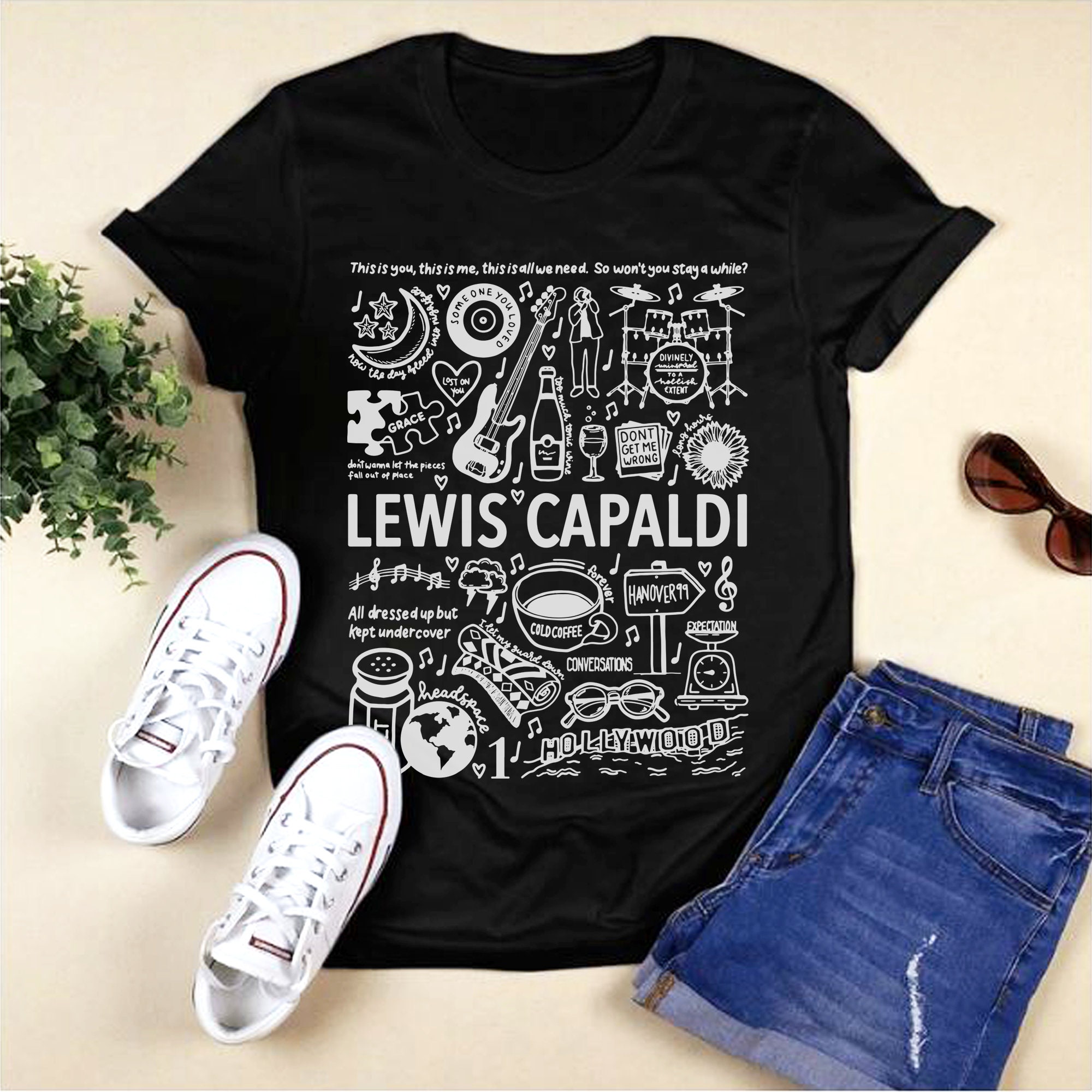 Lewis Capaldi Shirt, Lewis Capaldi T-Shirt, Lewis Capaldi, Lewis ...