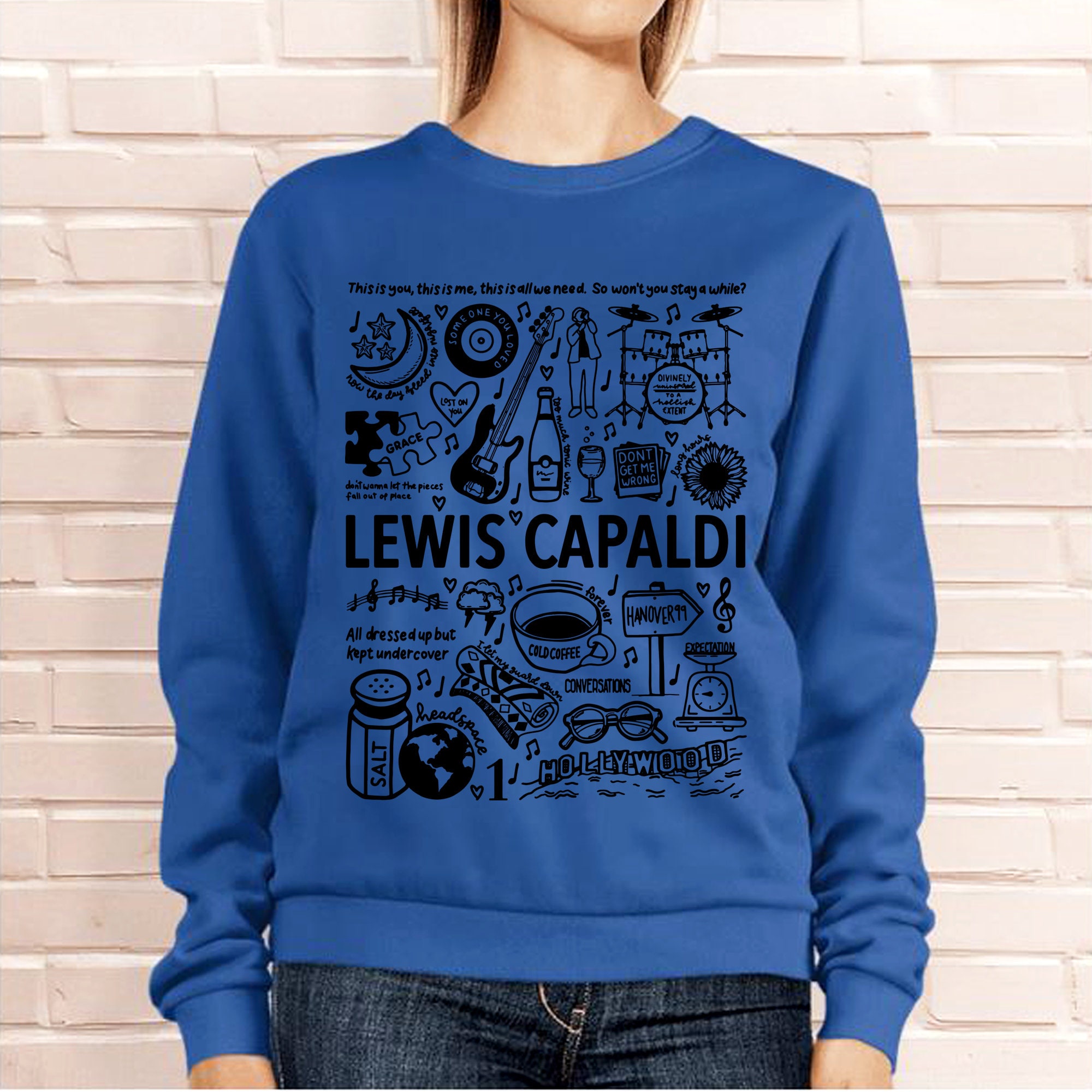 Lewis Capaldi, Lewis Capaldi Singer, Lewis Capaldi Sweatshirt, Lewis ...