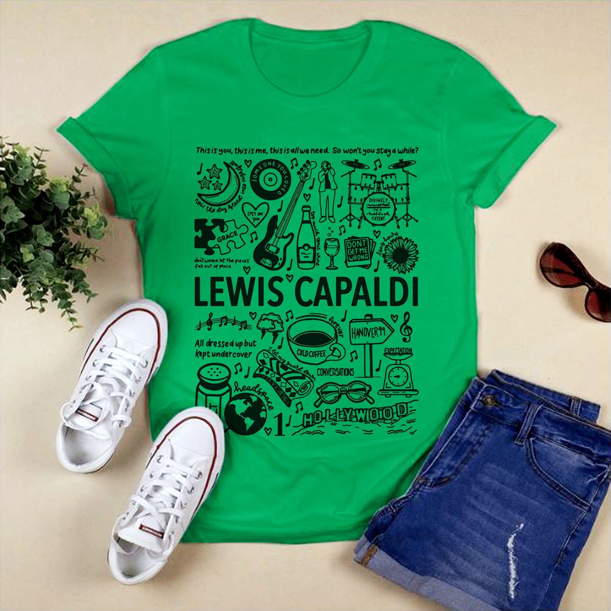 Lewis Capaldi Shirt, Lewis Capaldi T-Shirt, Lewis Capaldi, Lewis ...