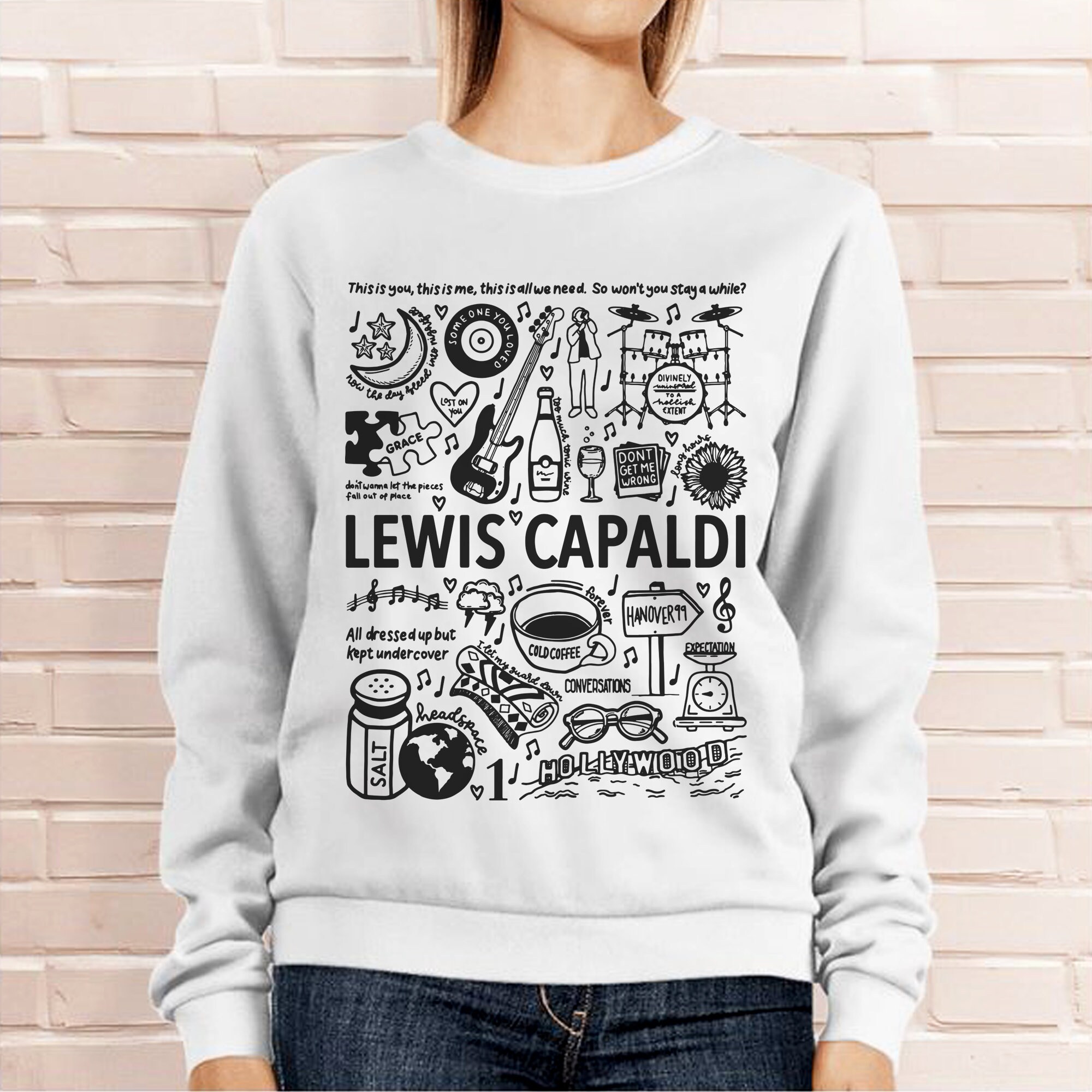 Lewis Capaldi, Lewis Capaldi Singer, Lewis Capaldi Sweatshirt, Lewis ...
