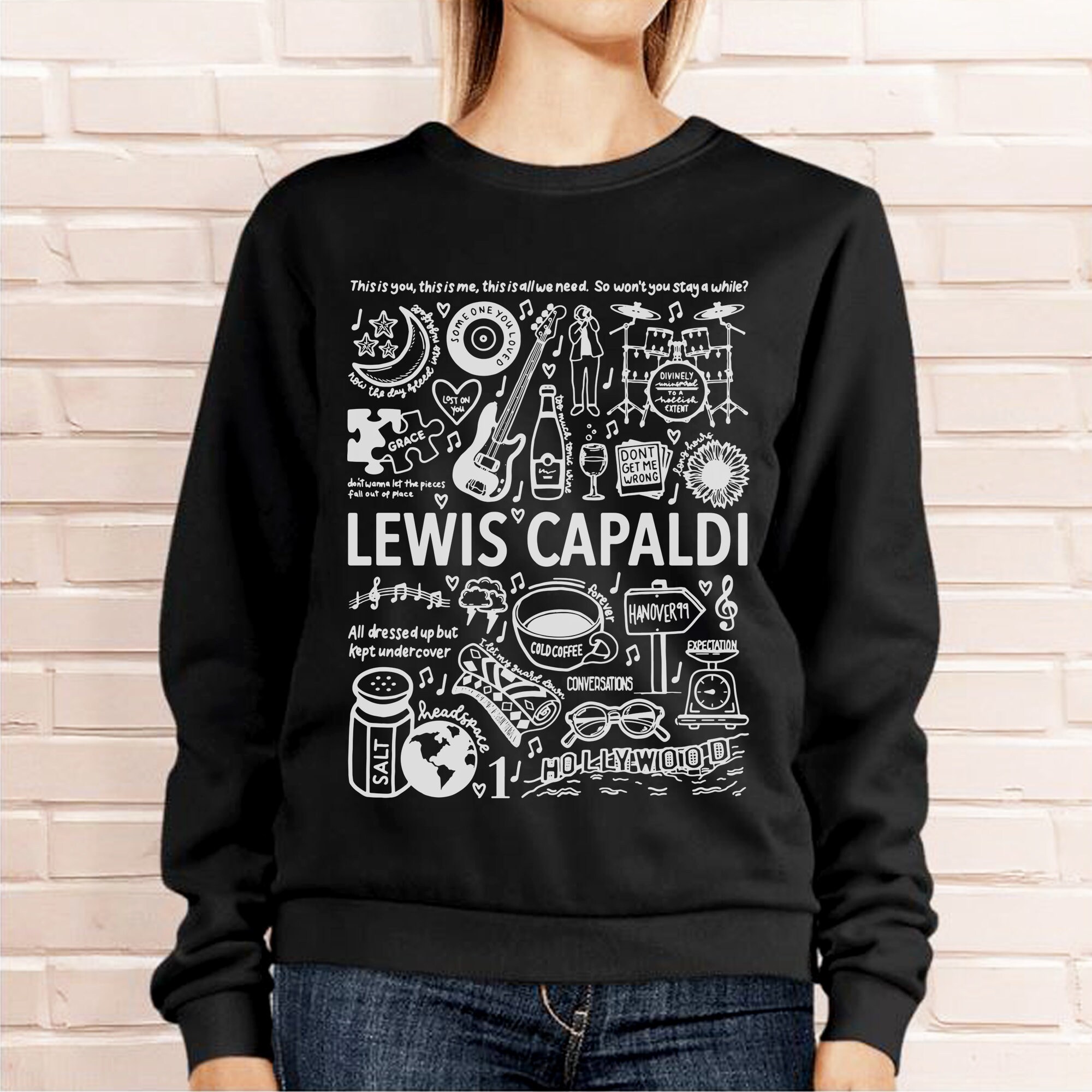 Lewis Capaldi, Lewis Capaldi Singer, Lewis Capaldi Sweatshirt, Lewis ...