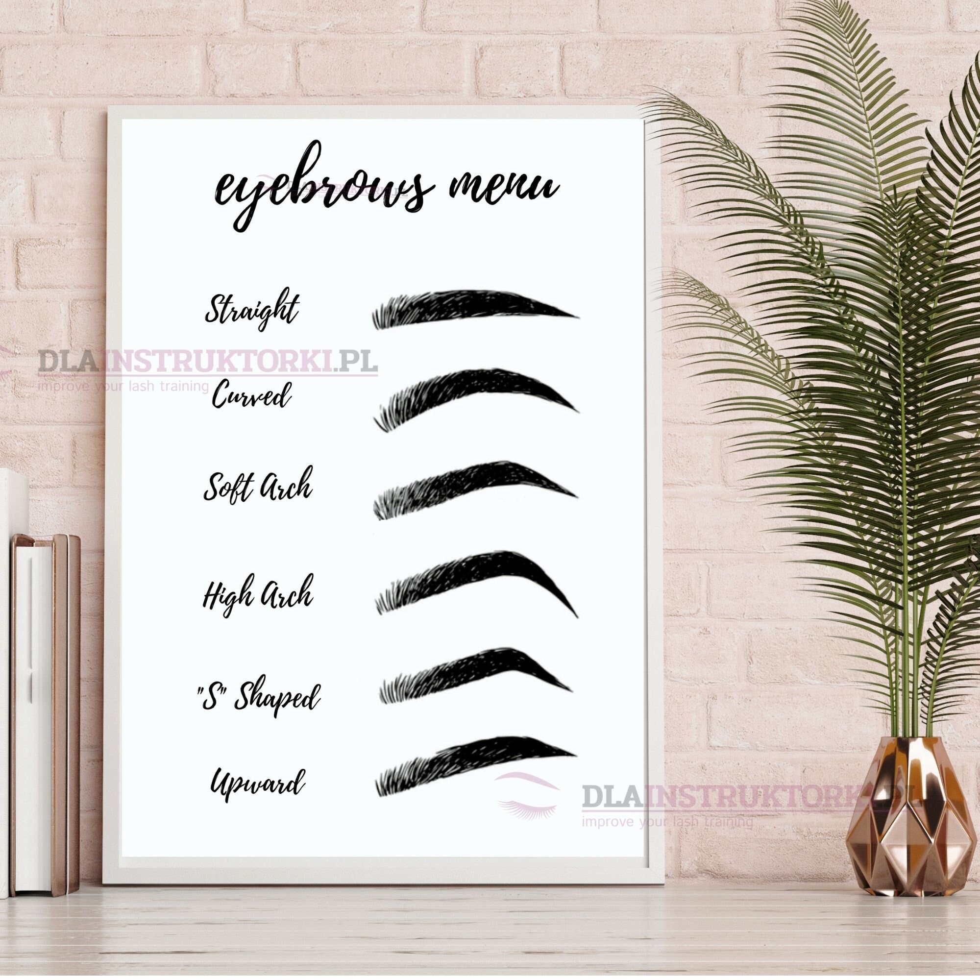 Lash and Brow Bundle, Lash Menu, Lash Guide, Eyebrows Menu, Eyebrows ...