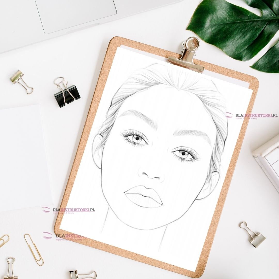 Brow Chart, Brows Mapping, Eyebrow Practice, Brow Digital Bundle, Brow ...