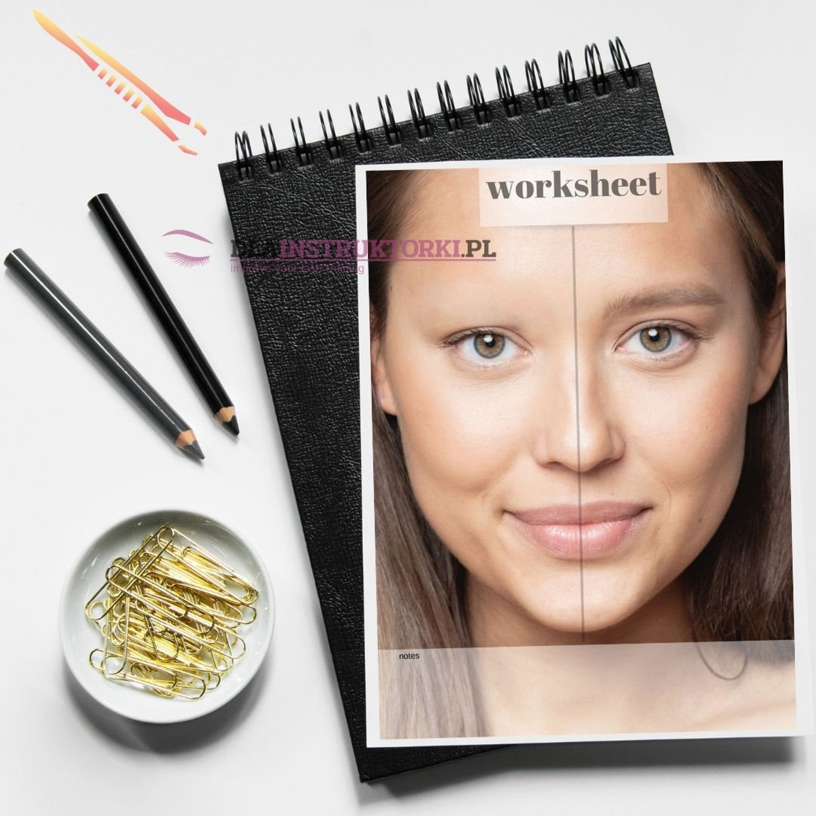 Brow Mapping Practice Sheets, Eyebrow Practice, Brow Charts, Practice ...
