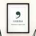 Comma ',' Typo Printable Wall Art, Good to Rest Wall Decor, Minimal ...
