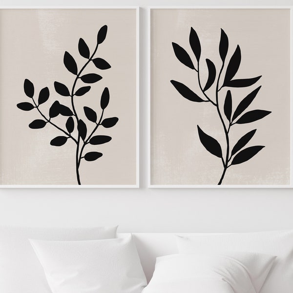 Modern Botanical Art - Etsy