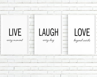 Live Laugh Love Font - Etsy