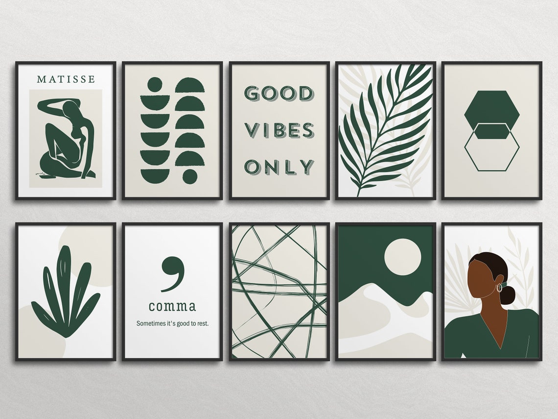 Comma ',' Typo Printable Wall Art, Good to Rest Wall Decor, Minimal ...