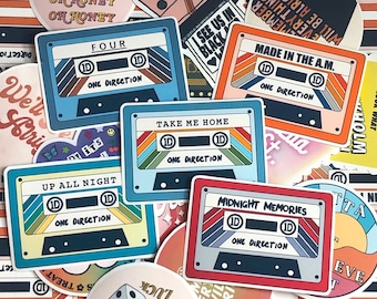 One Direction Stickers (1,000+ Results) | Etsy