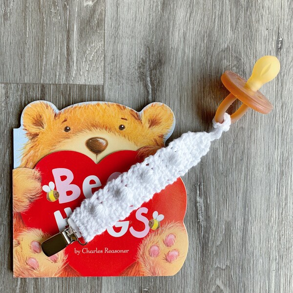 Crochet Baby Pacifier Attachment - Etsy
