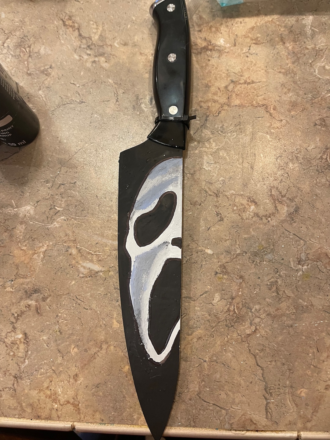 Ghost Face Inspired Horror Handpainted Decorative Knife - Etsy