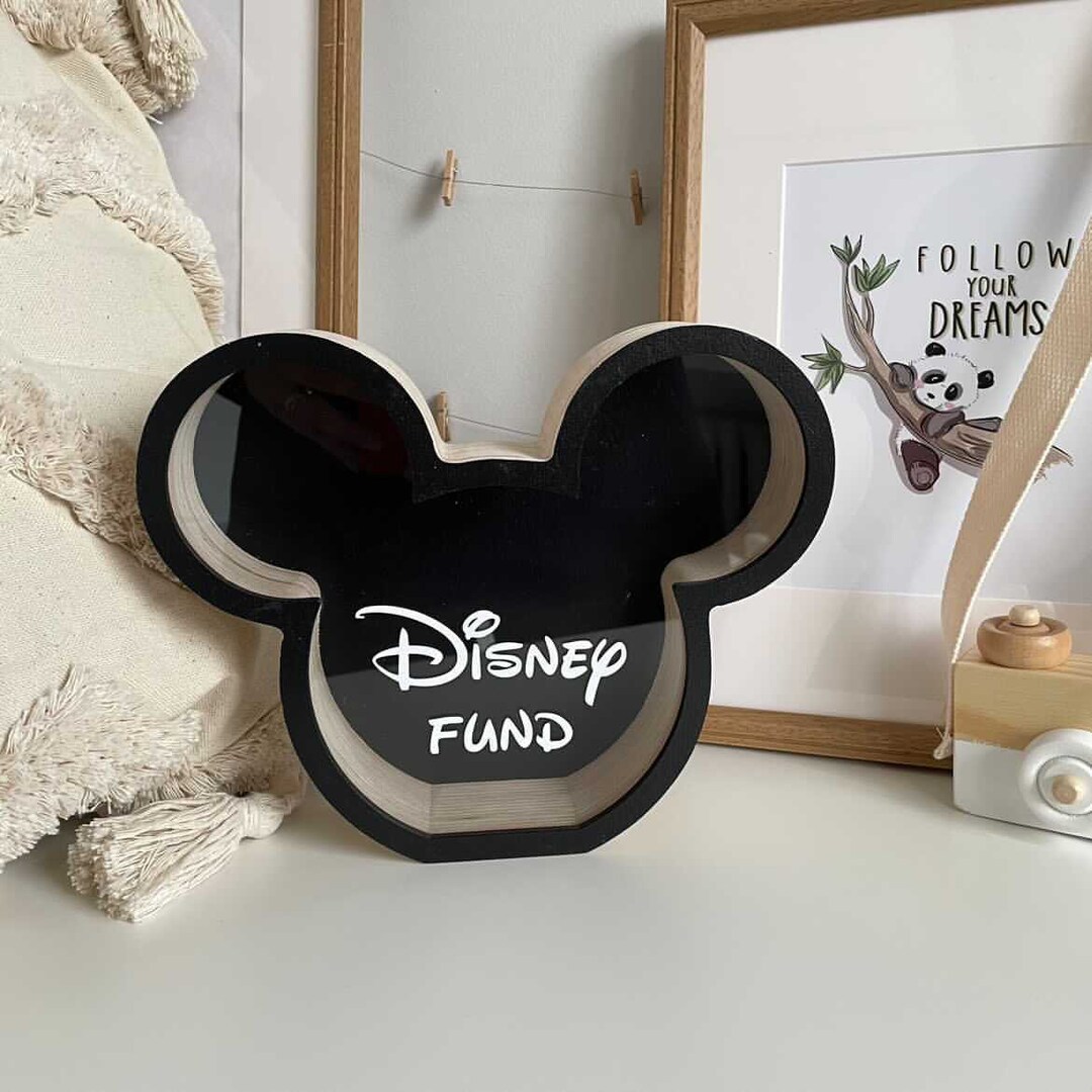 Mickey Mouse Inspired Money Box, Disney Fund, Piggy Bank - Etsy