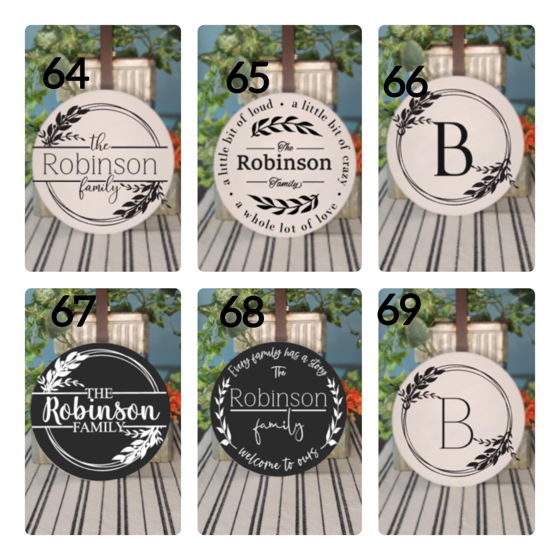 Add on Pieces for Interchangeable Door Hanger Additional Sign Choices ...