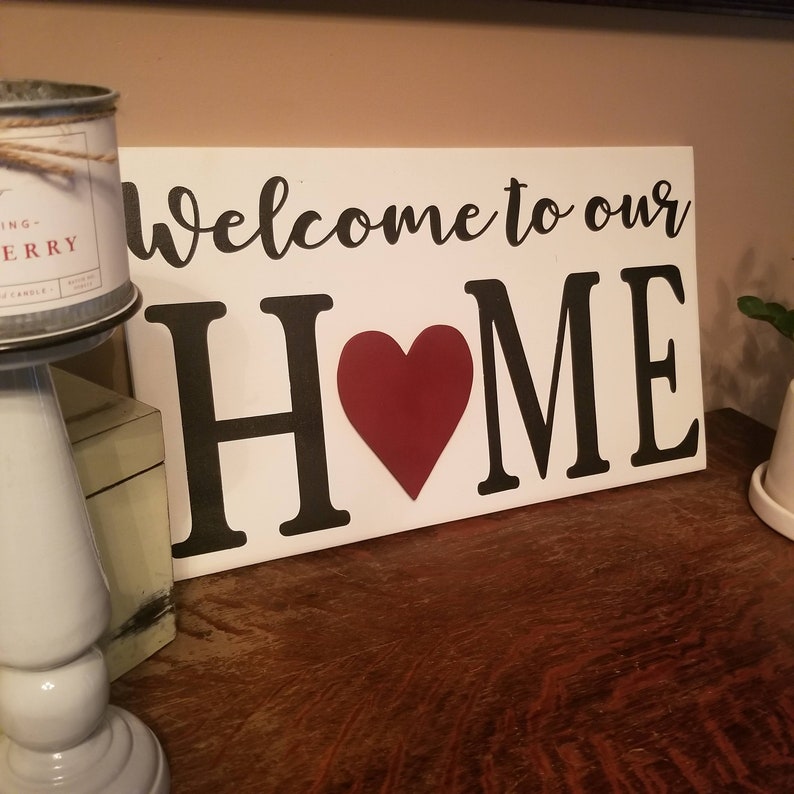 Interchangeable Welcome Sign Home Sign With Pieces Indoor - Etsy