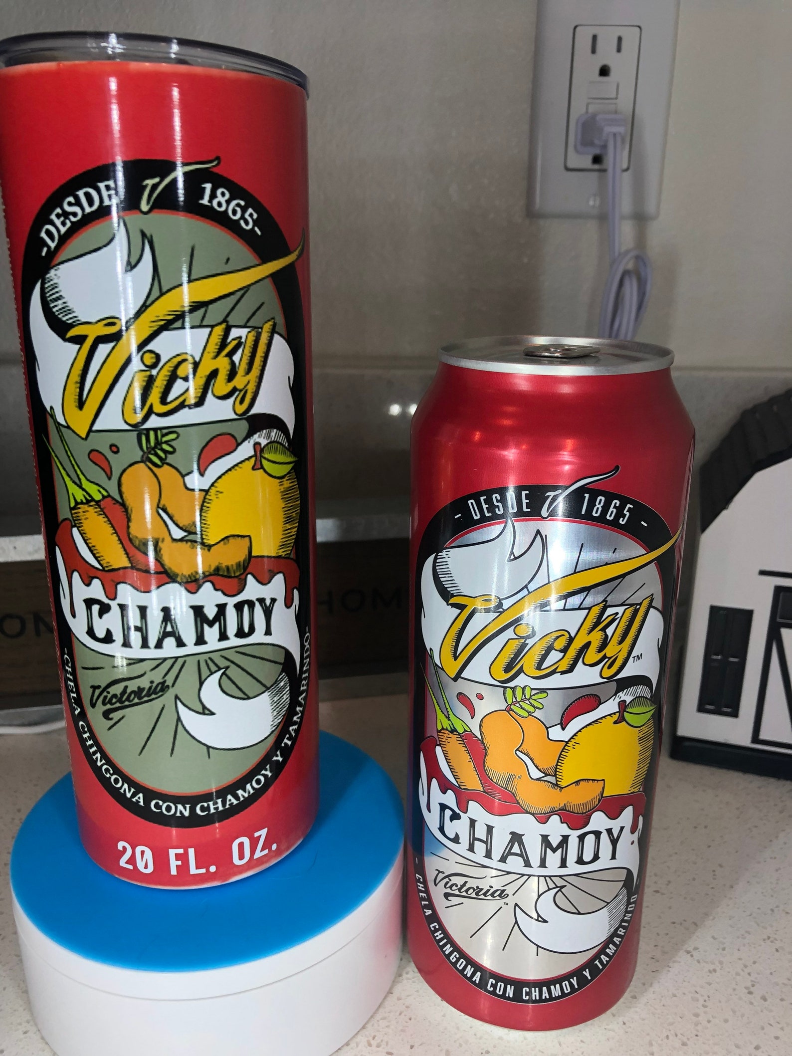 Victoria Vicky Cerveza Beer Chamoy W/ Mango! Can Funny Fan Art ...