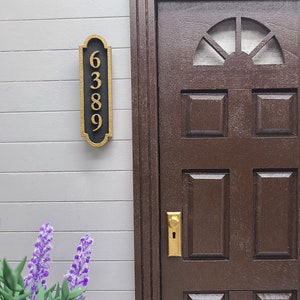 Miniature Dollhouse Custom Address Sign, Doll House Accessories, 1:12 ...