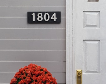 Miniature Dollhouse Custom Address Sign, Doll House Accessories, 1:12 ...