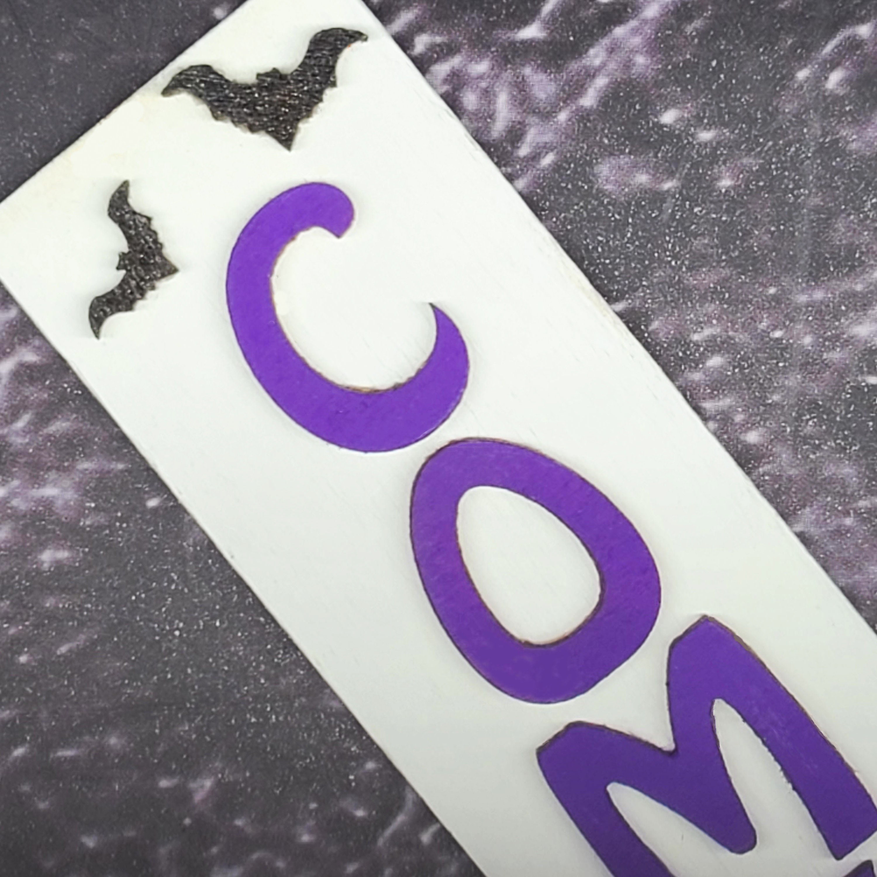 Haunted Dollhouse Front Door Sign Dollhouse Miniature - Etsy