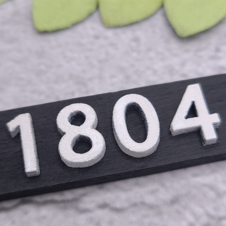 Dollhouse Miniatures Custom Horizontal Address Sign, Doll House ...