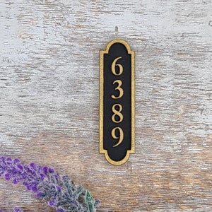 Miniature Dollhouse Custom Address Sign, Doll House Accessories, 1:12 ...