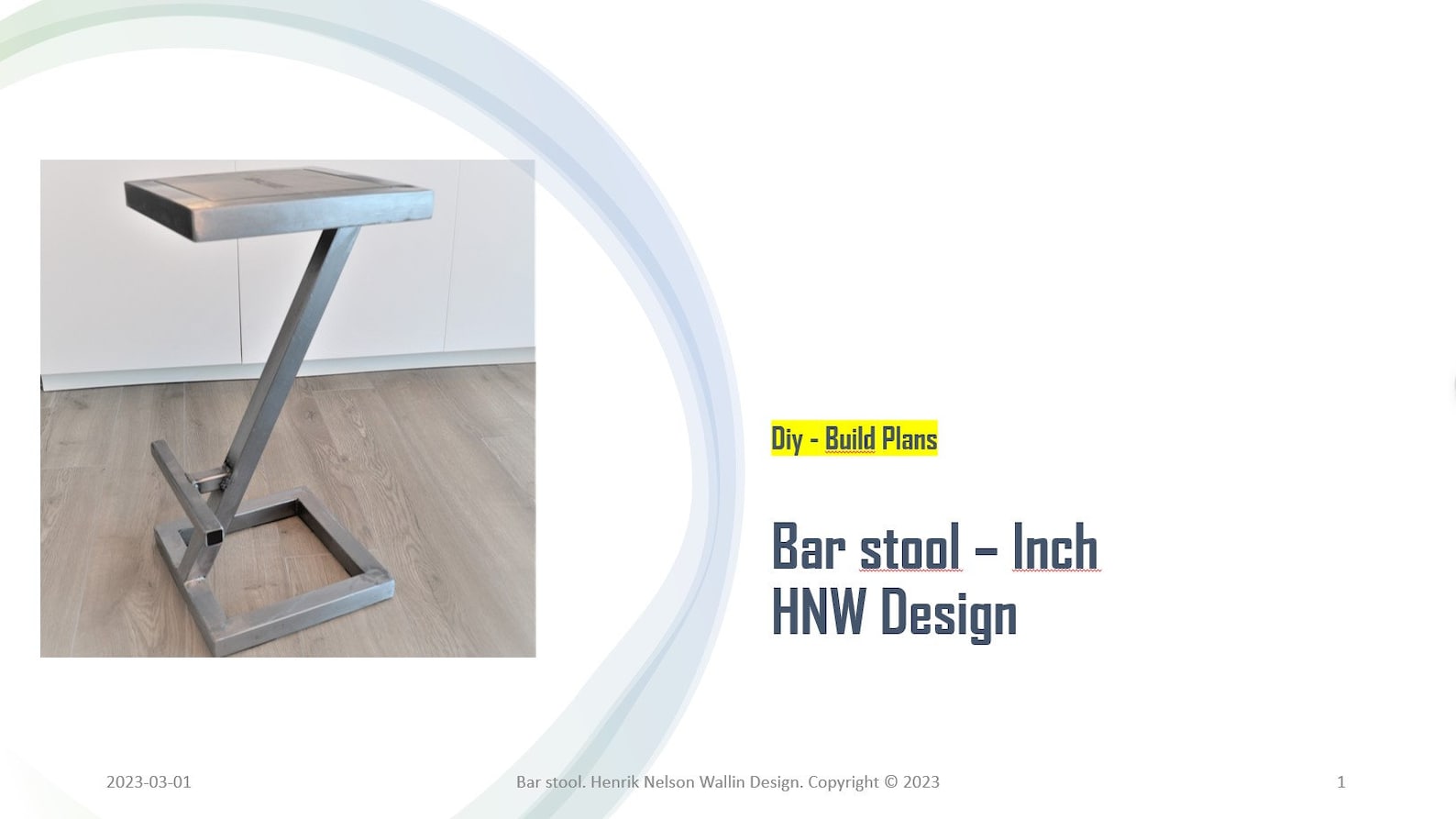 Bar Stool Plans, Digital Build Plans, Inch, Diy Welding Project - Etsy