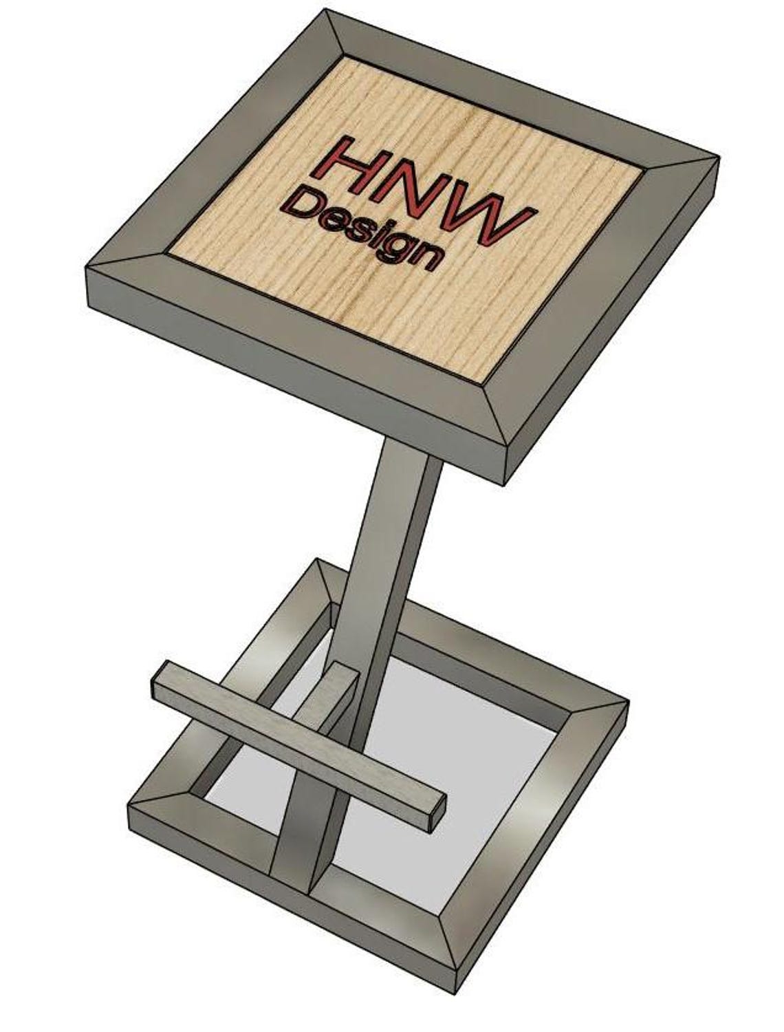 Bar Stool Plans, Digital Build Plans, Metrics (mm), Diy Welding Project ...