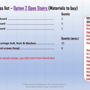 Bunk Bed Playhouse, Euro Single 90x200, Diy Build Plan, Digital ...