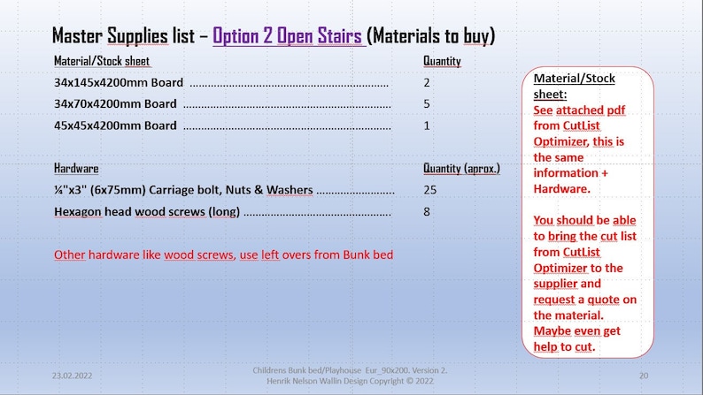 Bunk Bed Playhouse Euro Single 90x200 Diy Build Plan - Etsy