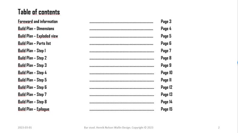 Bar Stool Plans, Digital Build Plans, Metrics (mm), Diy Welding Project ...