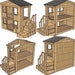 Bunk Bed Playhouse, Euro Single 90x200, Diy Build Plan, Digital ...