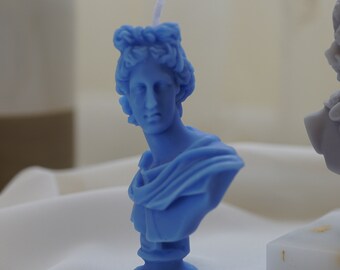 Greek Bust Candle - Etsy