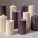 Set of Two Christmas Trees Candles /customisable Scented Candles/ Tree ...