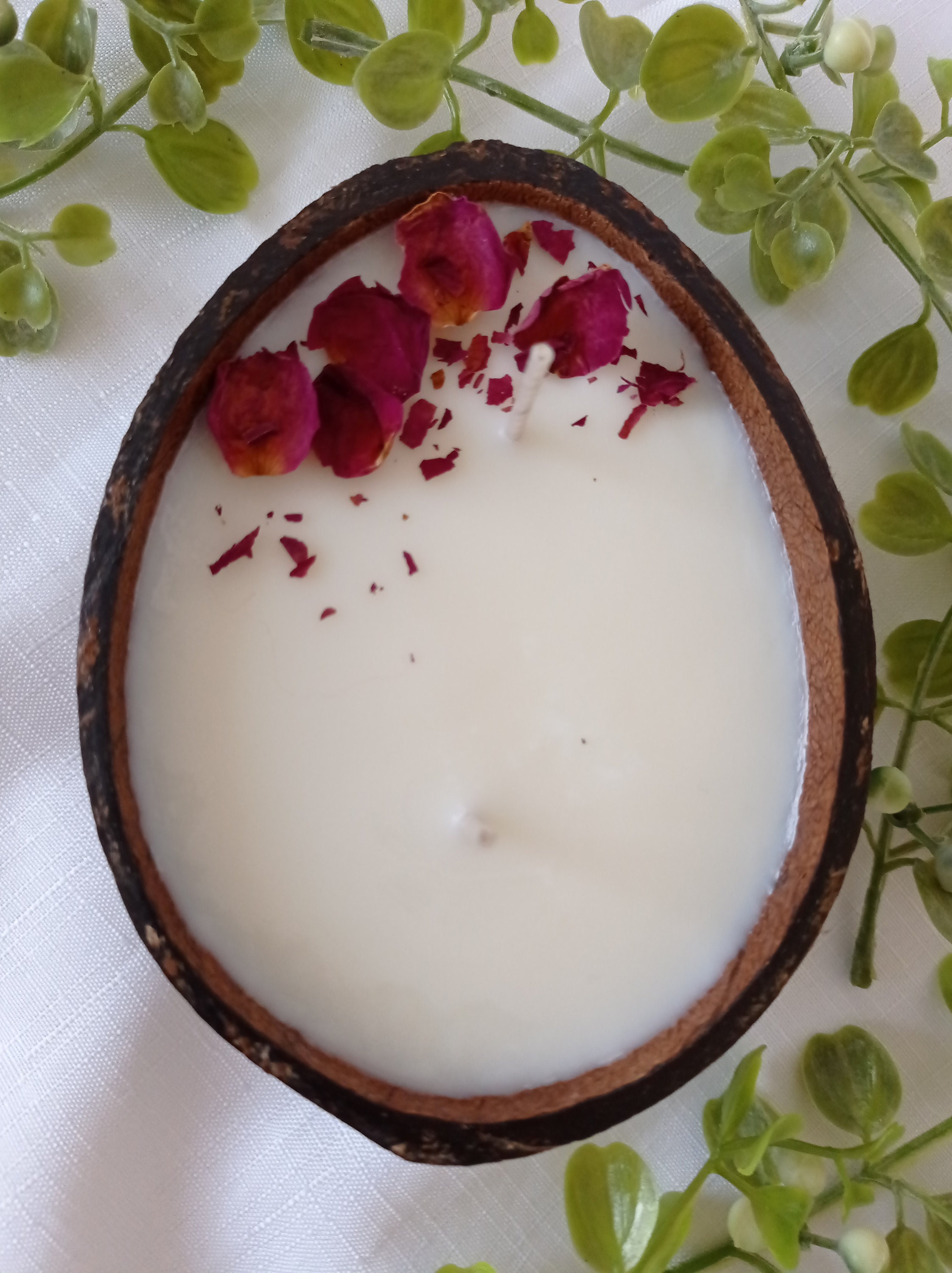 Coconut Shell Candle in Coconut Shell/birthday - Etsy