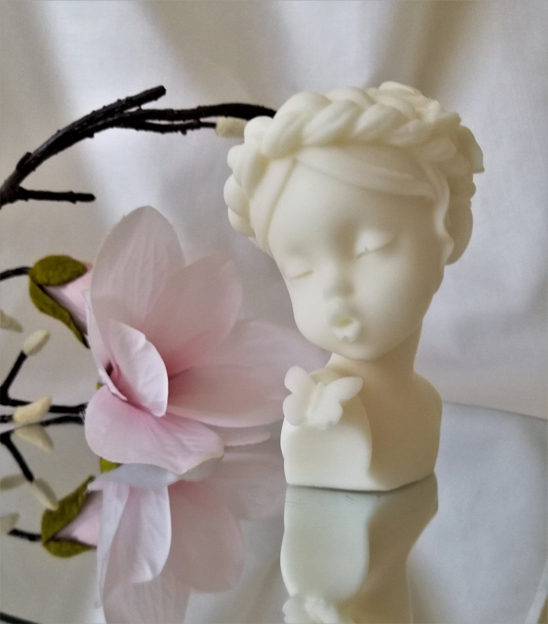 Human Body Candle/ Female Bust/birthday Candle/interior Design/head ...