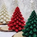 Cute Christmas Trees Candles /customisable Scented Candles/ Tree Shaped ...