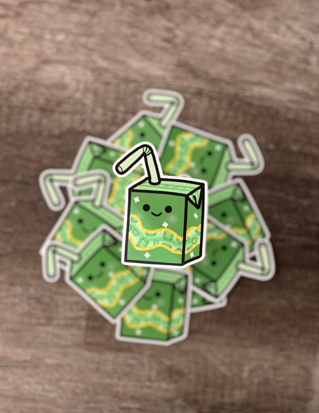 Juice Box - Sticker - Weatherproof - Vinyl - Emerald - Etsy