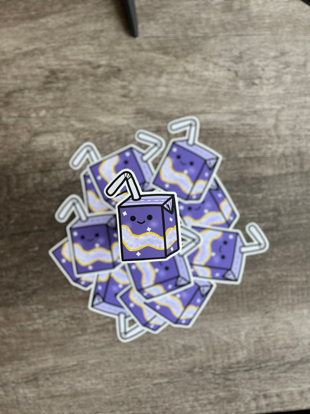 Juice Box - Sticker - Weatherproof - Vinyl - Amethyst - Etsy