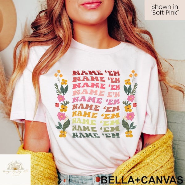 Name Em Graphic Tee - Etsy