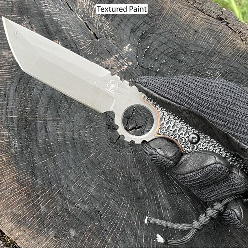 Tactical Tanto EDC D2 Survival Fixed Blade Knife With 2MM | Etsy