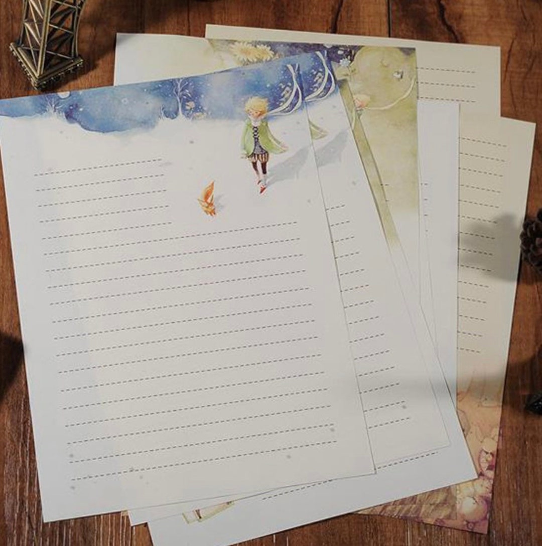 Letter Writing Set Little Boy Prince Letter Writing - Etsy