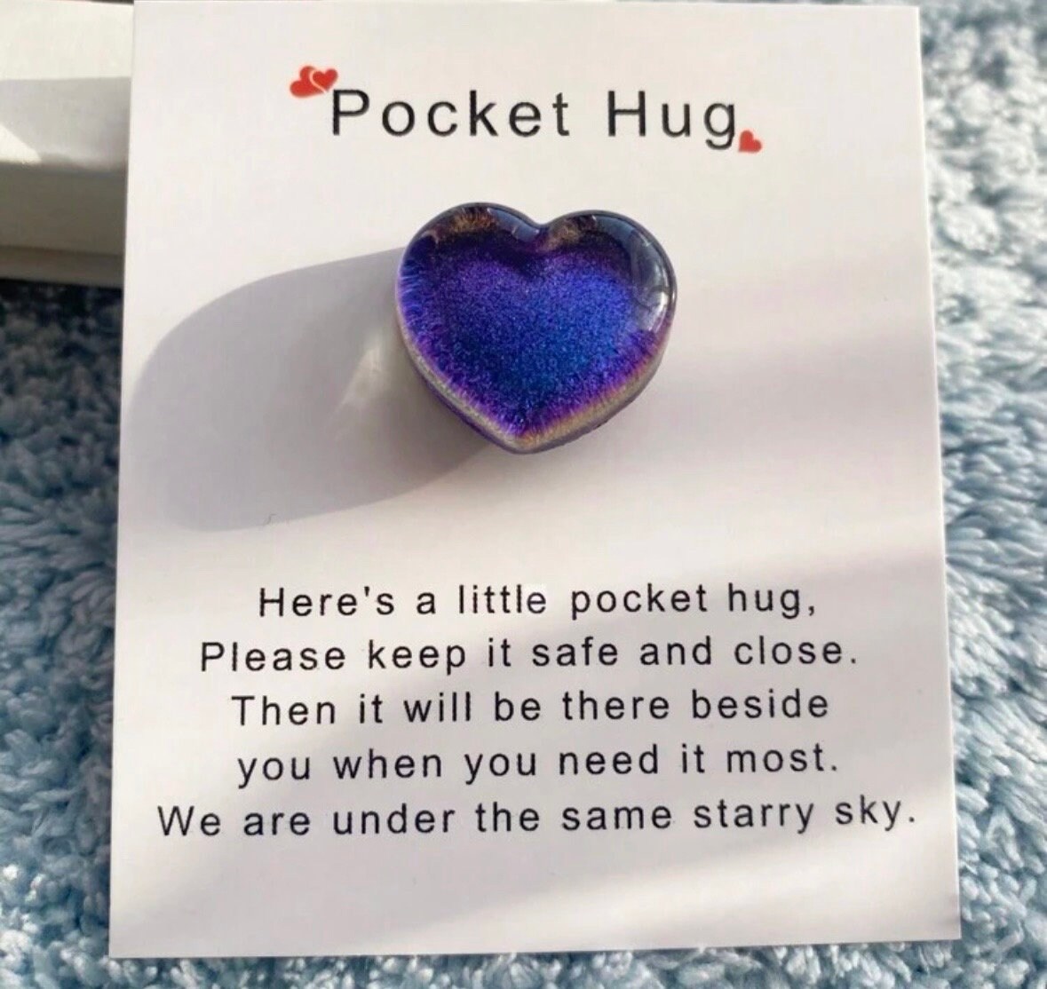 Cute Little Pocket Hug Token,when Things Are Tough Gift,mental Health ...